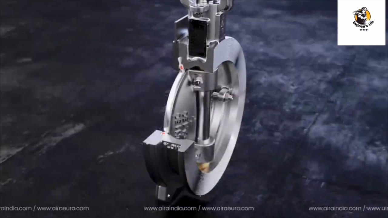 How Butterfly Valve is Operated through Actuator|Animation Video 阀门数据中心 ...
